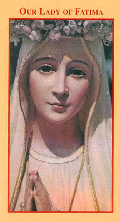Prayer Card: Our Lady of Fatima x 10