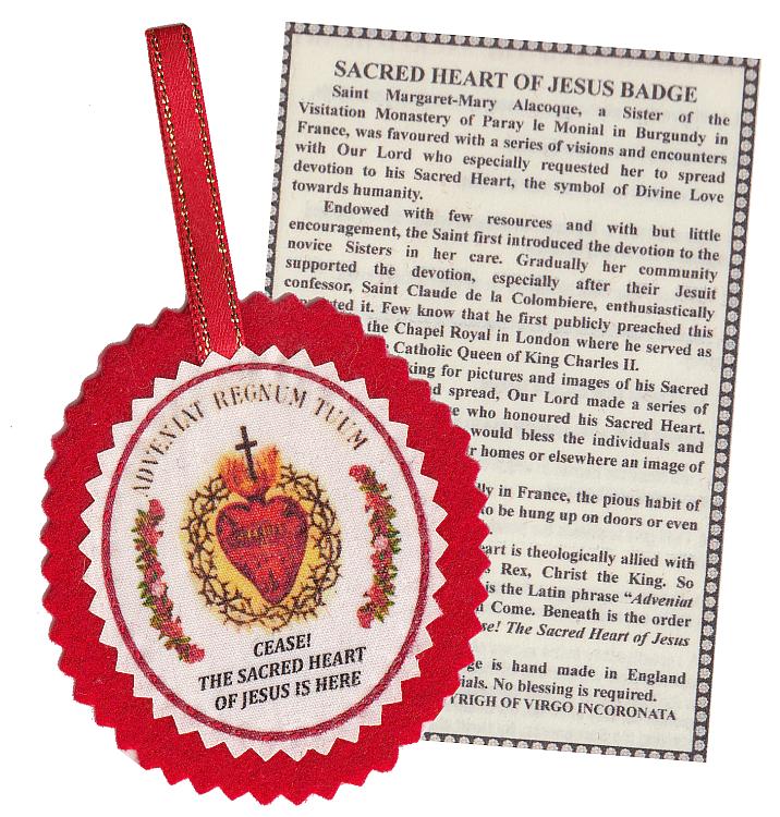 Sacred Heart Badge